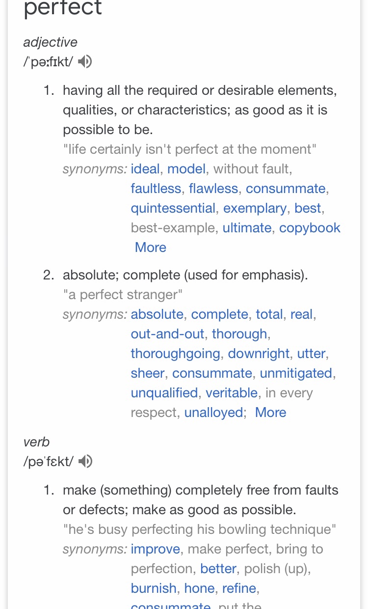 No one is perfect – Mental Health in your words